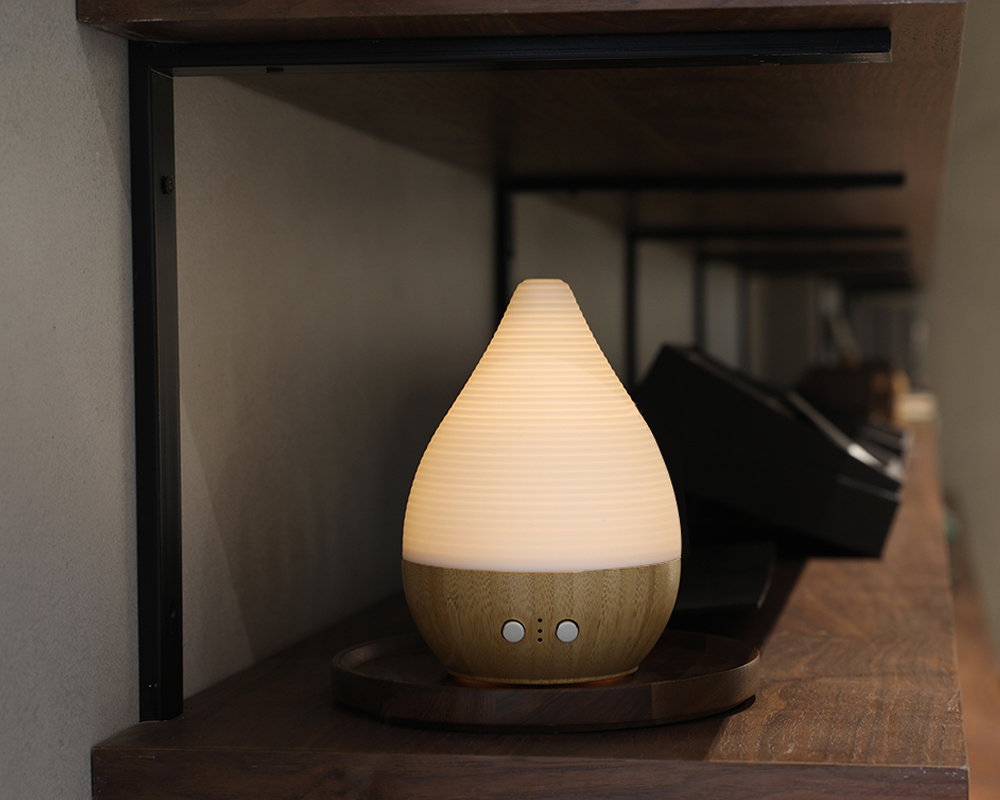 Mila-Wooden Base Portable Electric Ultrasonic Art Diffuser | MOZZIN ...